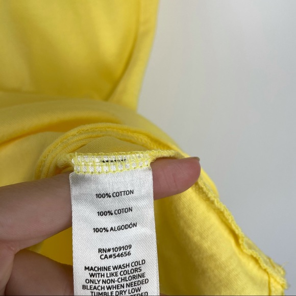 Life Is Good | Tops | Nwt Life Is Good Yellow Graphic Happy Hour Top ...